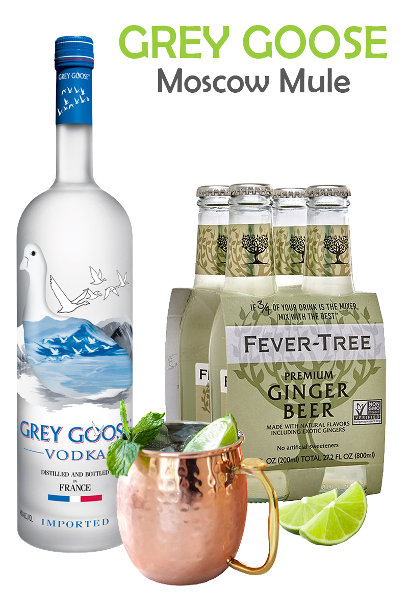 Grey Goose Moscow Mule Cocktail Kit – Jensens Liquors