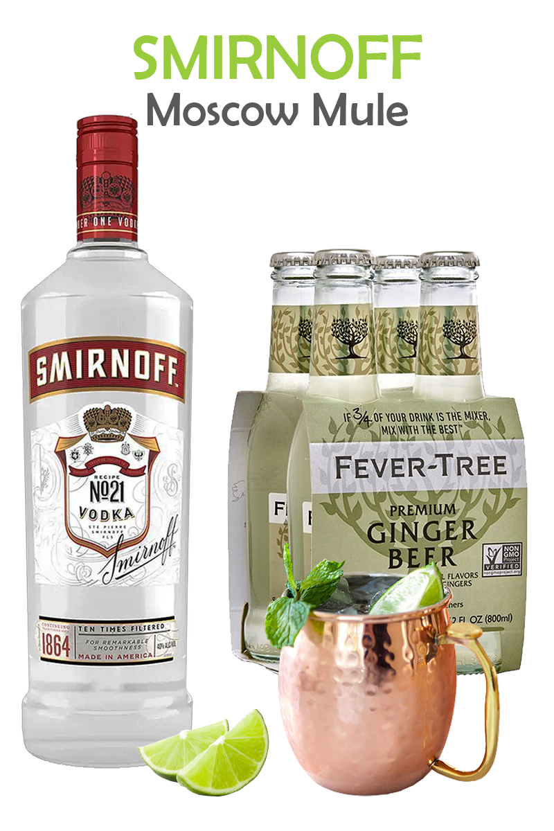 Smirnoff Moscow Mule Cocktail Kit – Jensens Liquors
