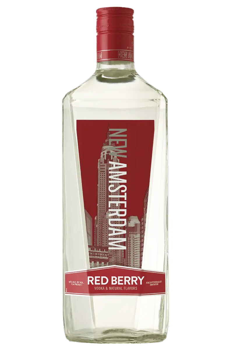 New Amsterdam Red Berry Flavored Vodka – Jensens Liquors
