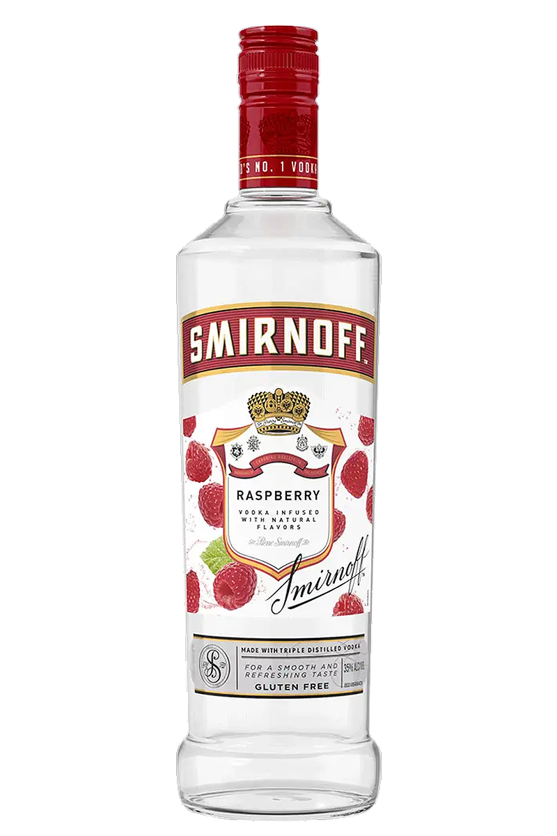 Smirnoff Raspberry Flavored Vodka – Jensens Liquors
