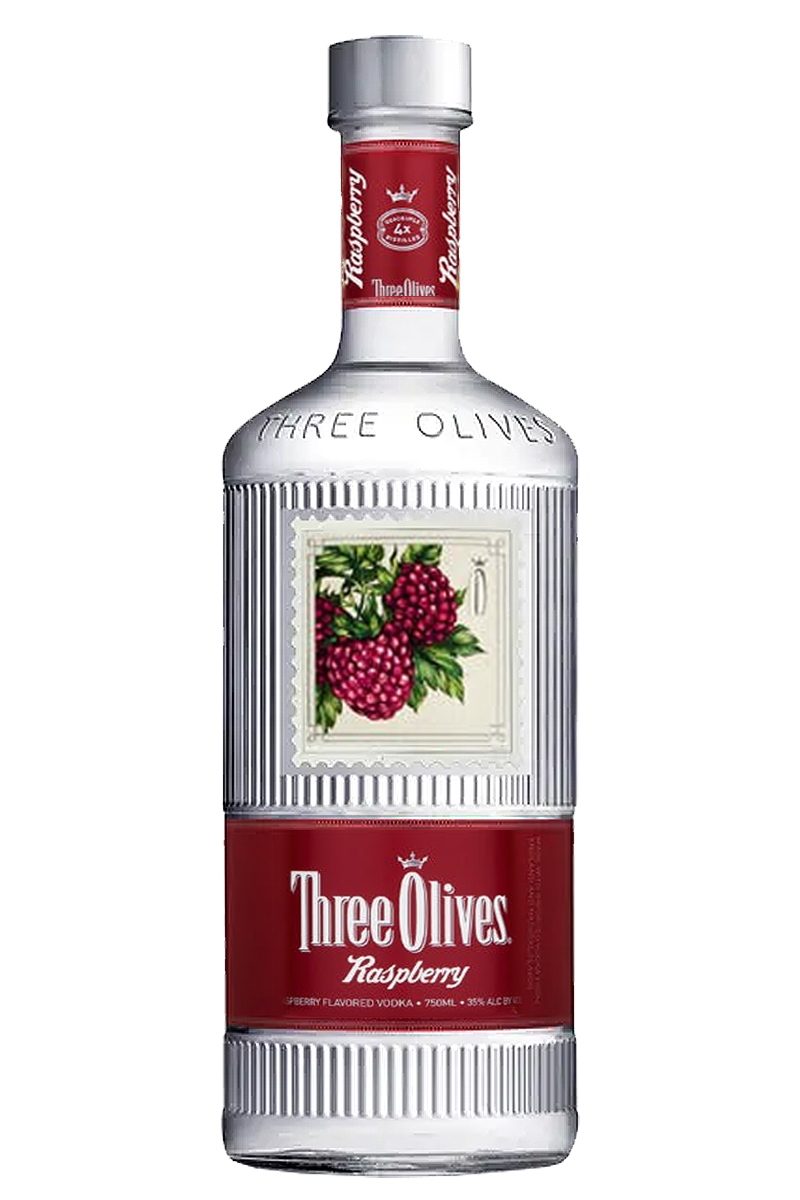 Three Olives Raspberry Flavored Vodka – Jensens Liquors
